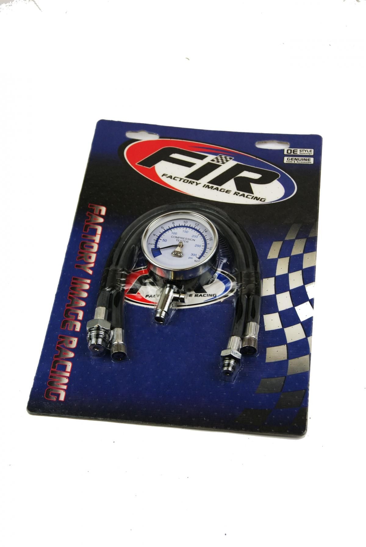 Cylinder Compression Tester Tool with 10 12mm 14 18mm Adaptors