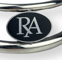 Royal Alloy GP GT TG 125-300 Front Bumper Bar Royal Alloy Badge