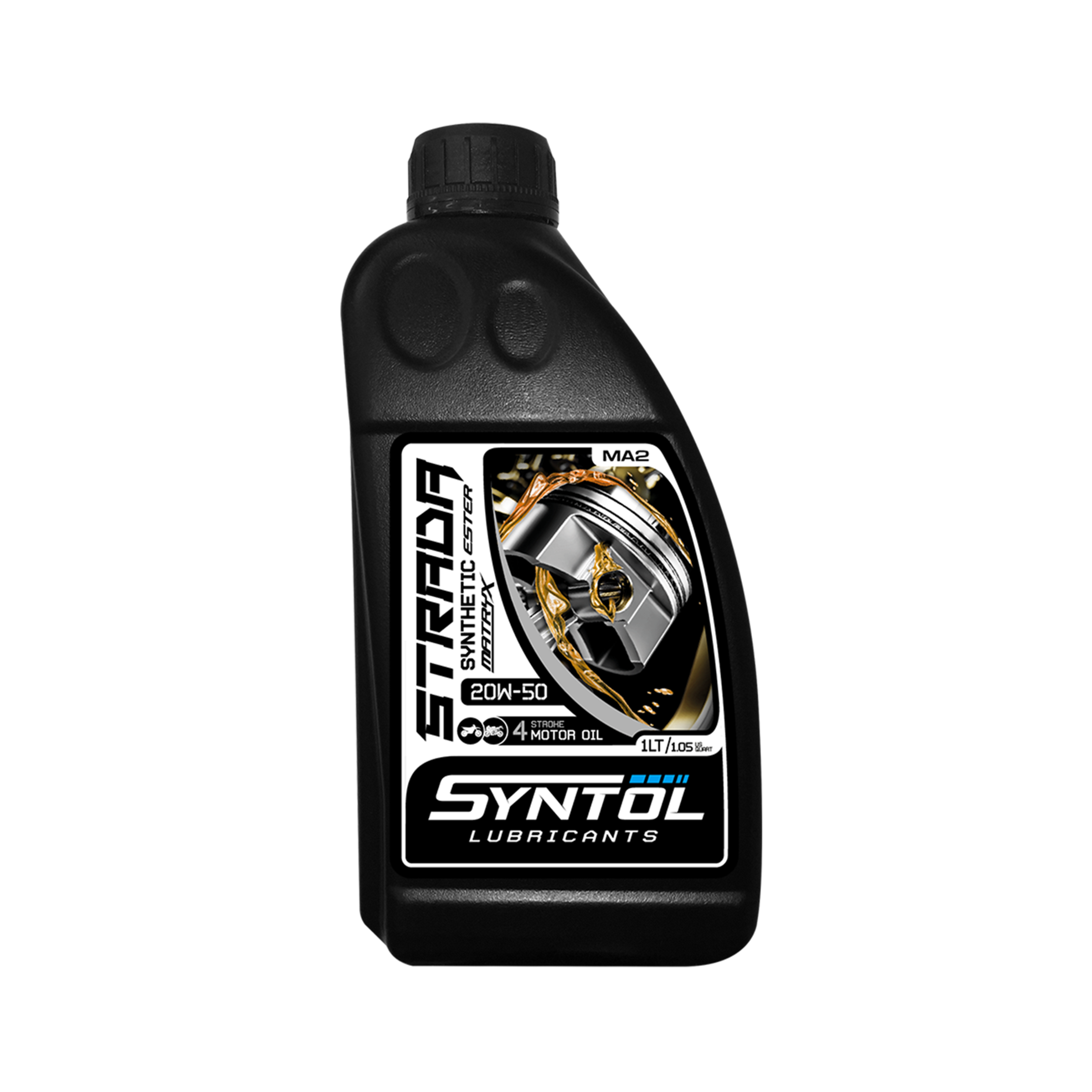 Syntol Strada 4T 20W-50 Semi Synthetic Oil 1 Litre