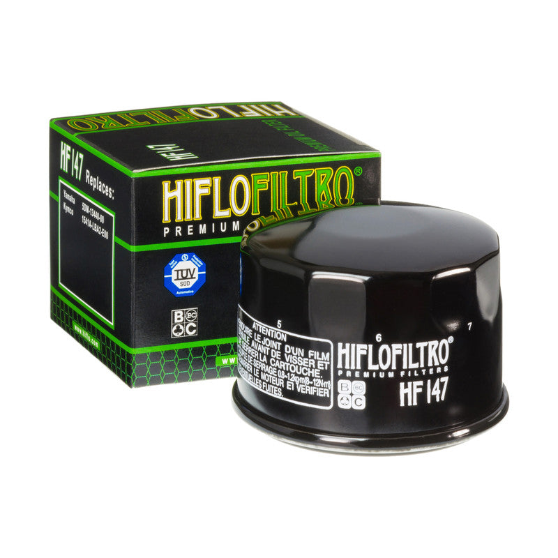 Hiflo Premium Motorcycle Oil Filter HF147 Replaces Kymco 1541A-BBD7-E0
