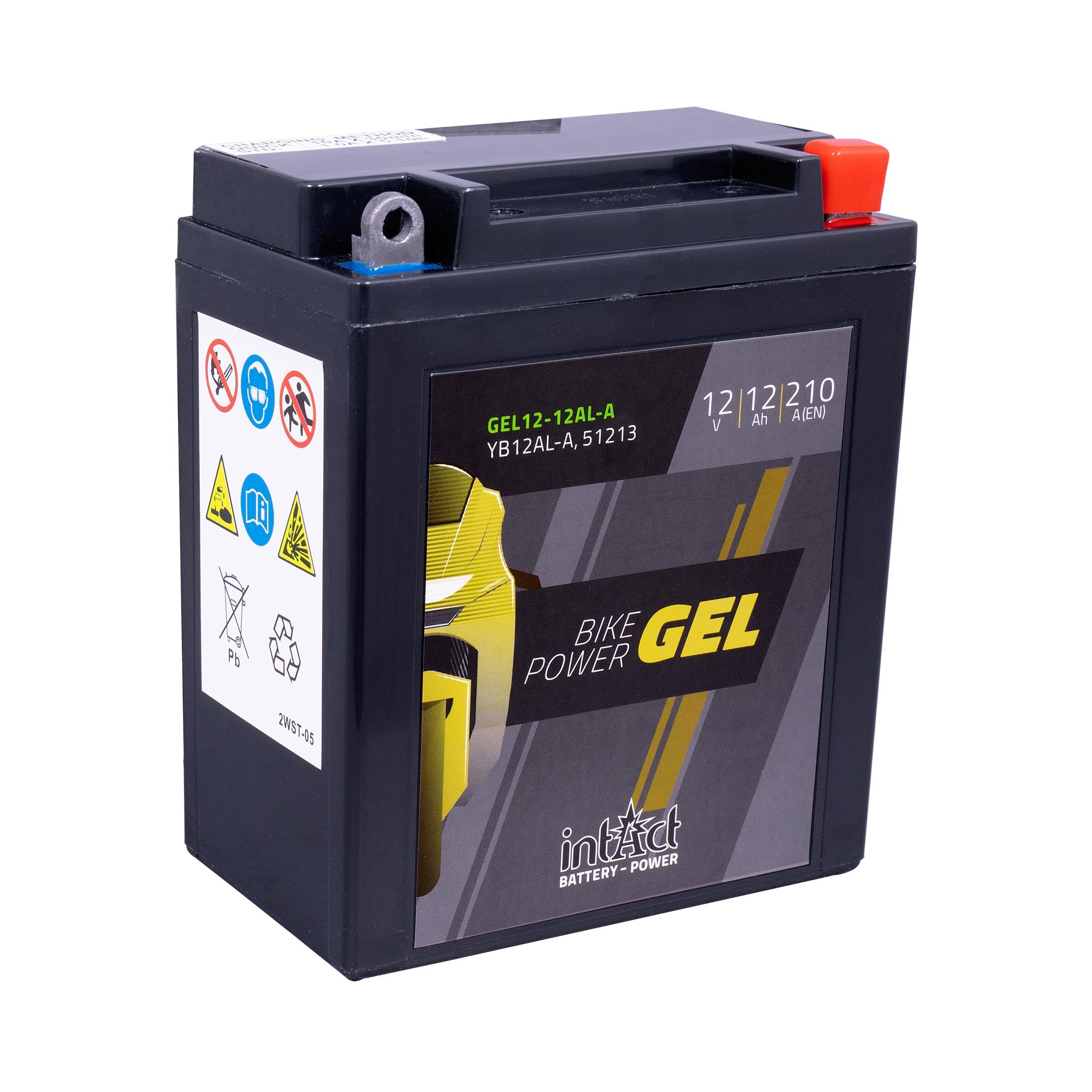 intAct YB12AL-A Gel Motorcycle Bike-Power Battery