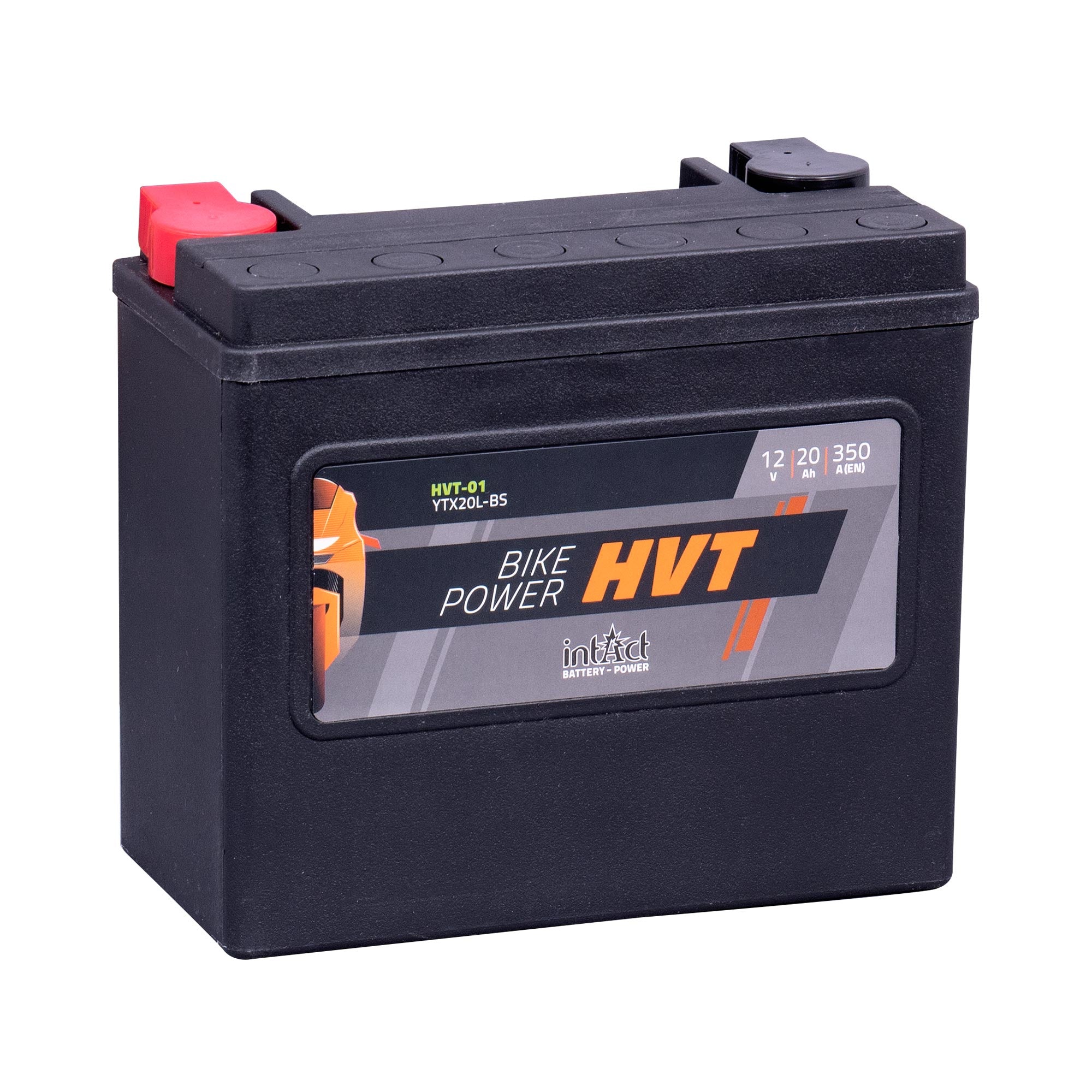 intAct YTX20L-BS Sealed Activated HVT Motorcycle Bike-Power Battery