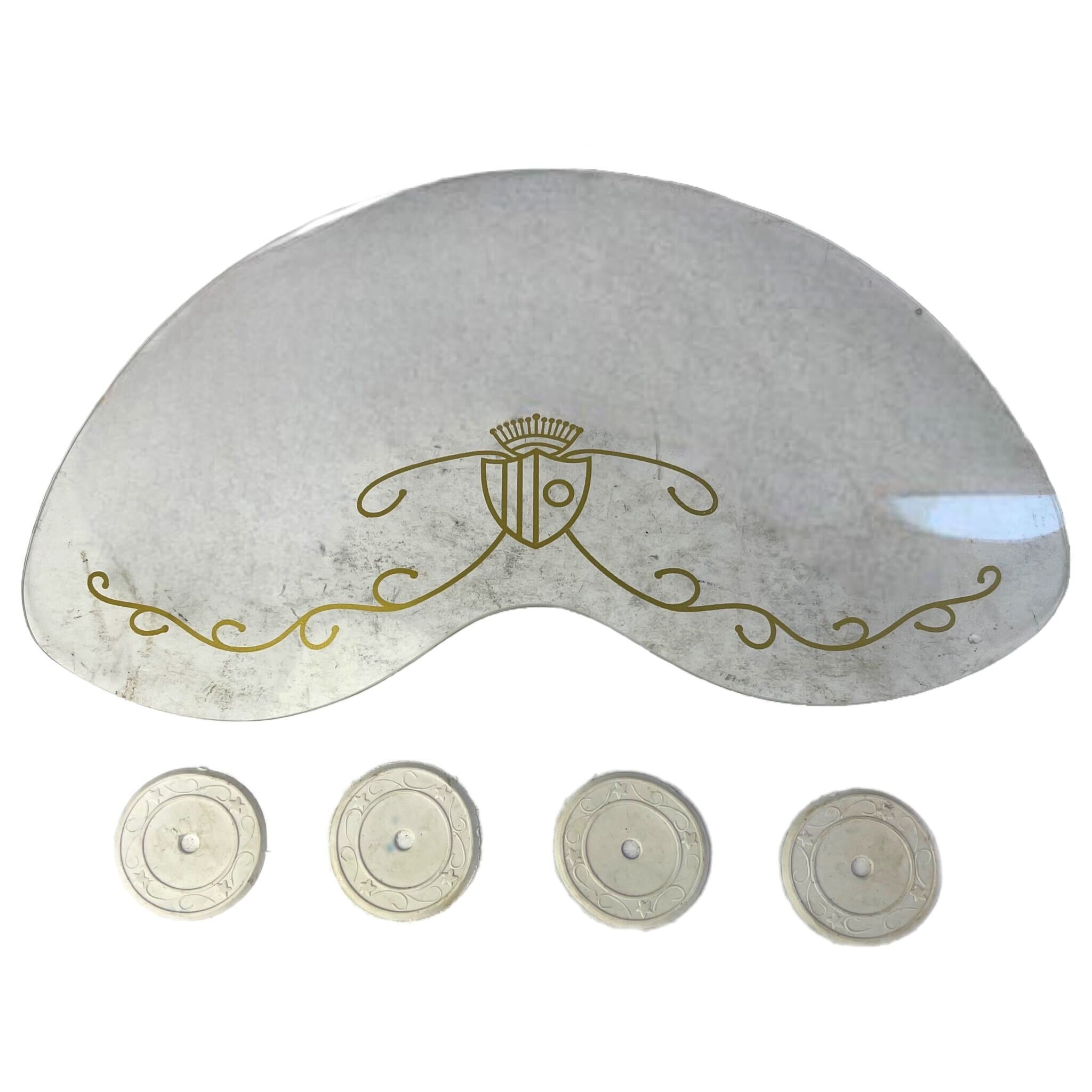 Lambretta Series 2 Li TV Ulma Flyscreen And Fixing Kit - Clear