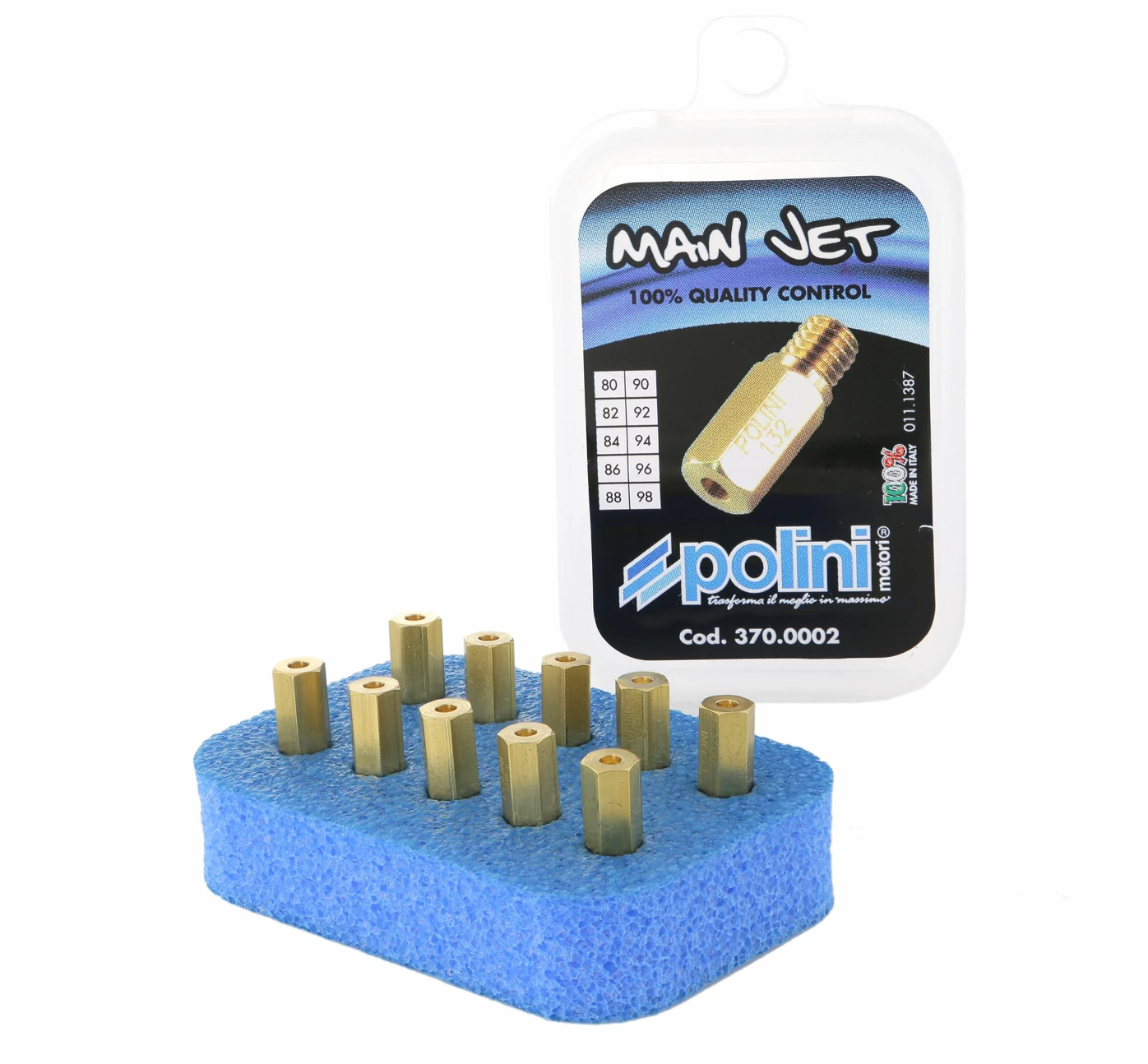 POLINI PWK BGM CP Keihin Carburettor Main Jet Set Pack Sizes 180-198