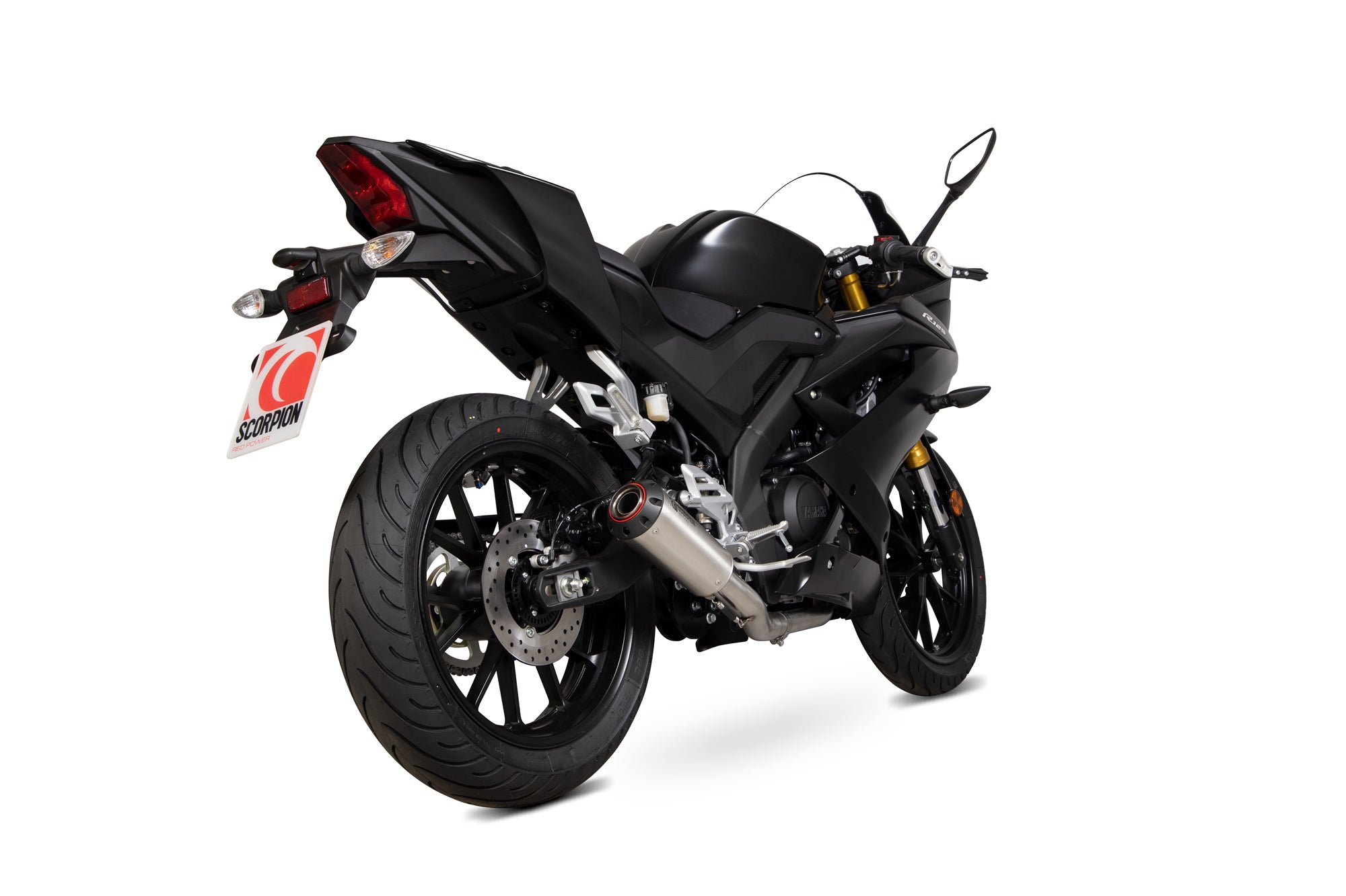 Yamaha YZF R125/R15 (2019–2020) Scorpion Exhaust Red Power Full System