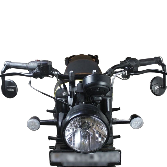 Royal Enfield RE Hunter 350cc Bar End Mirrors - Black– Beedspeed