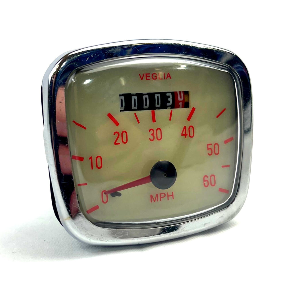 Vespa VNB VNA APE 60 MPH Speedometer - Cream Face– Beedspeed