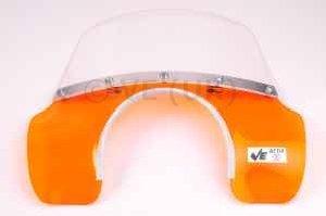 Vespa Fly Screen MOD Style PX, PE, T5, LML In Transparent Orange