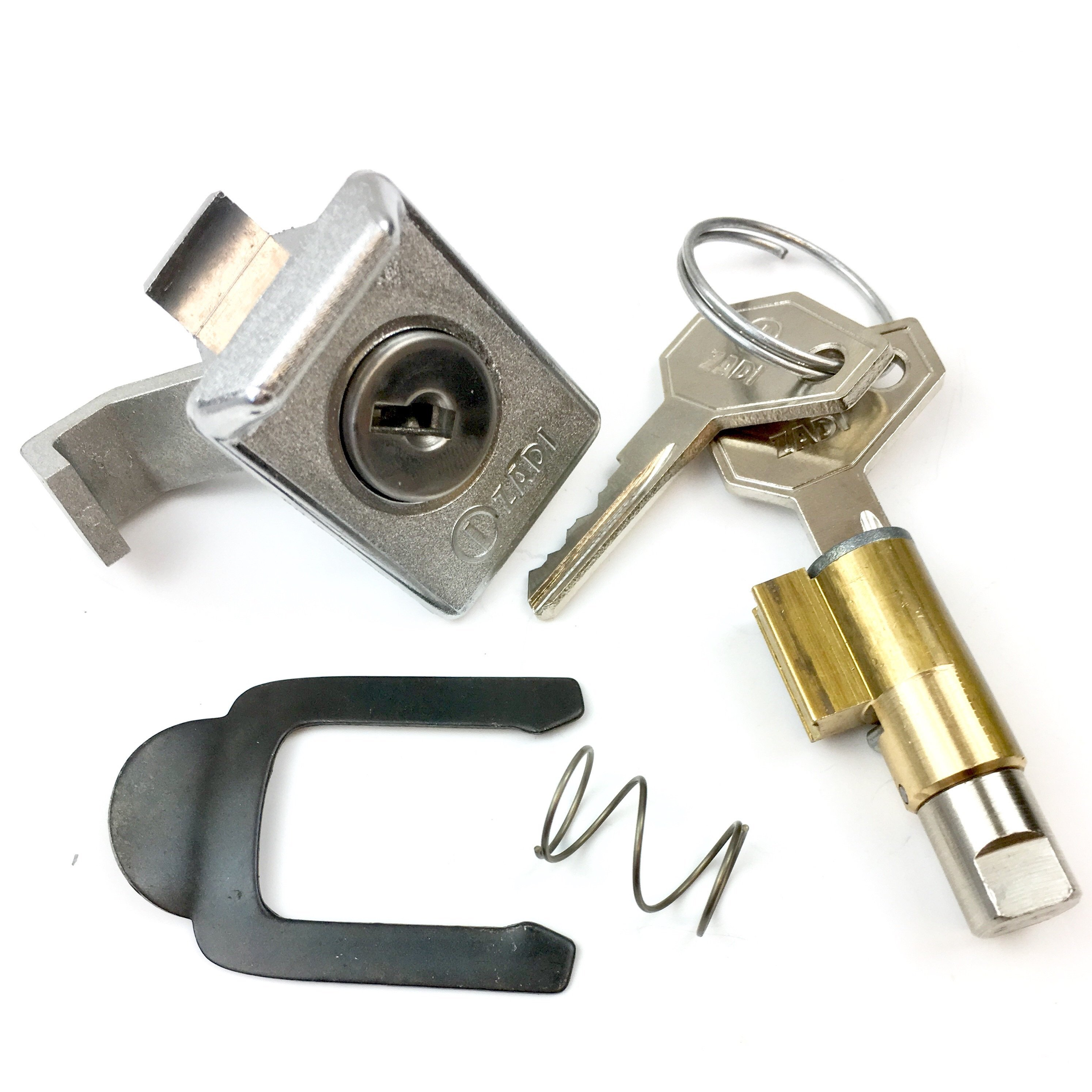 Vespa P125X P200E Super Sprint Steering And Toolbox Lock Set - 6mm Bar