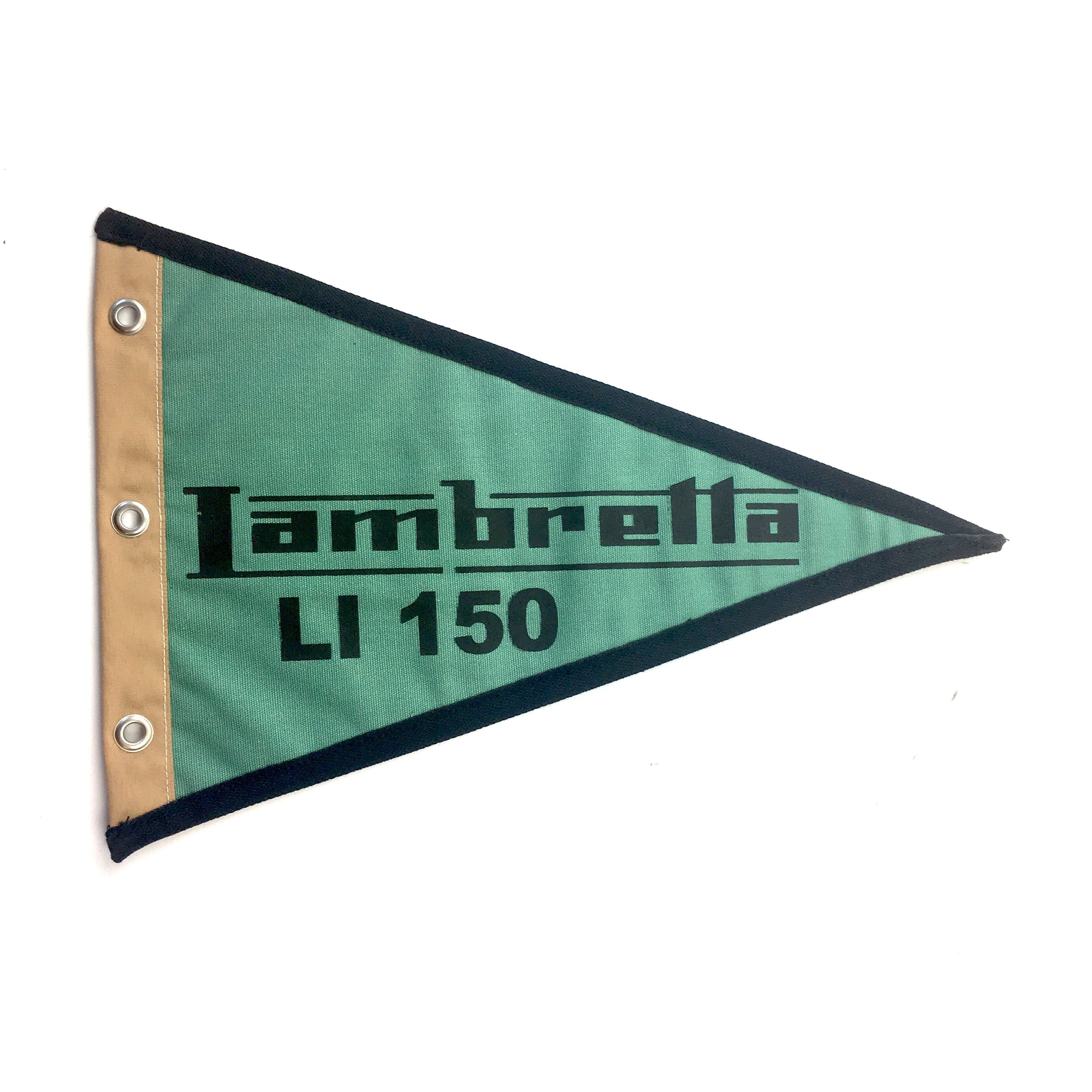Lambretta Li1 50 Flag Green - 29cm x 18cm