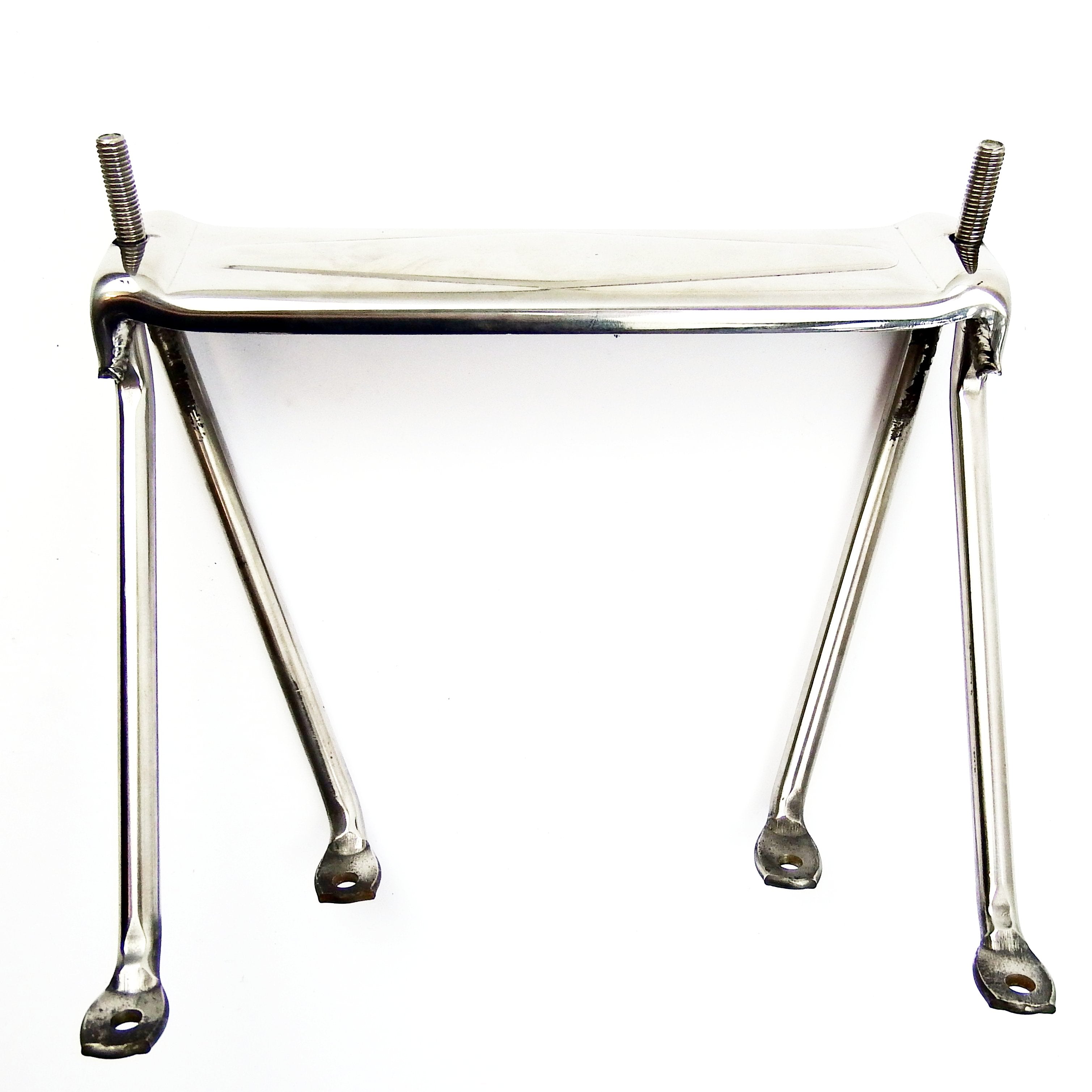 Lambretta - Carrier - Inside Leg Shield Spare Wheel Carrier, s/s