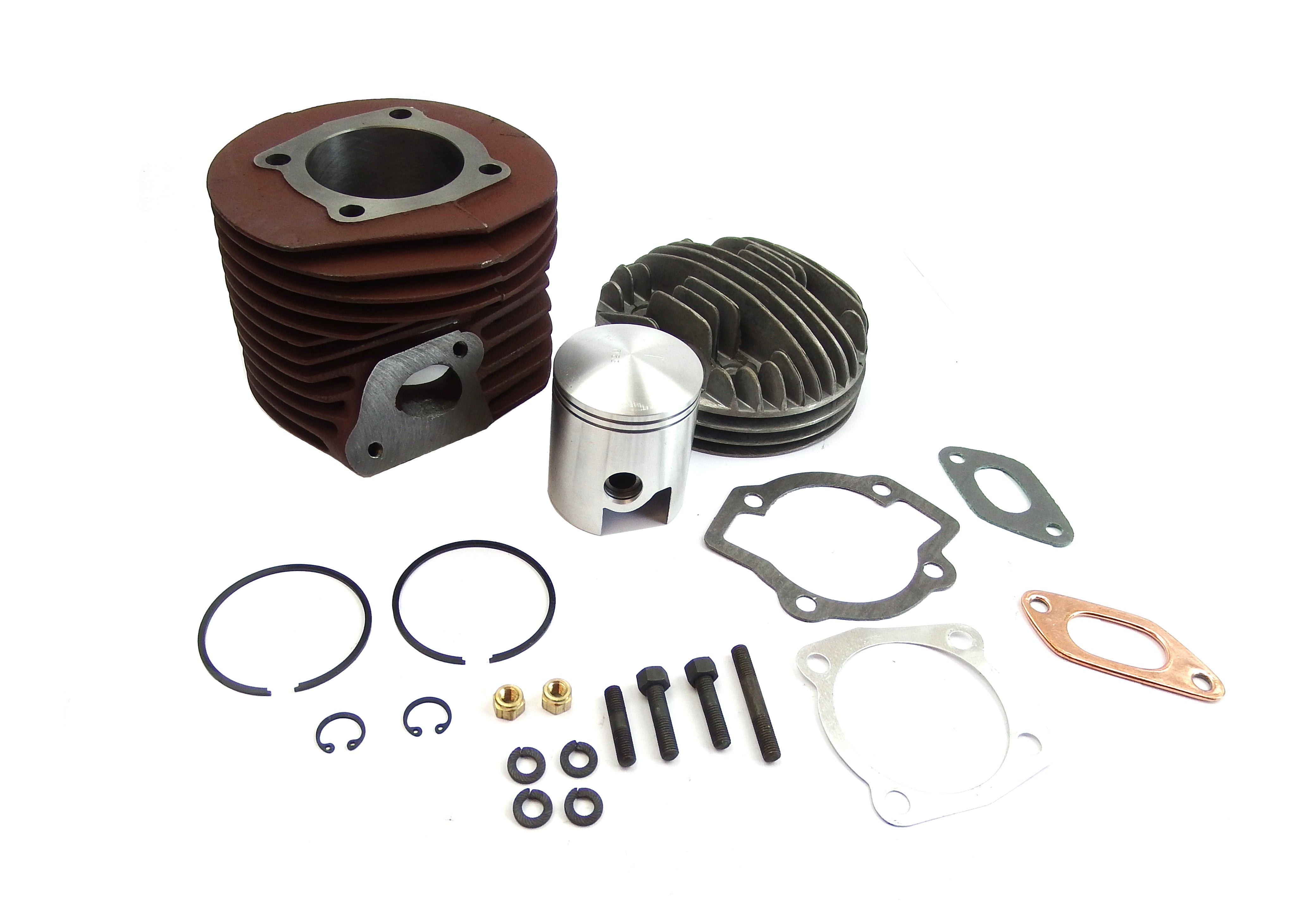 Lambretta Series 2 3 GP LI SX 175cc Iron Cylinder Kit - Barrel, Piston