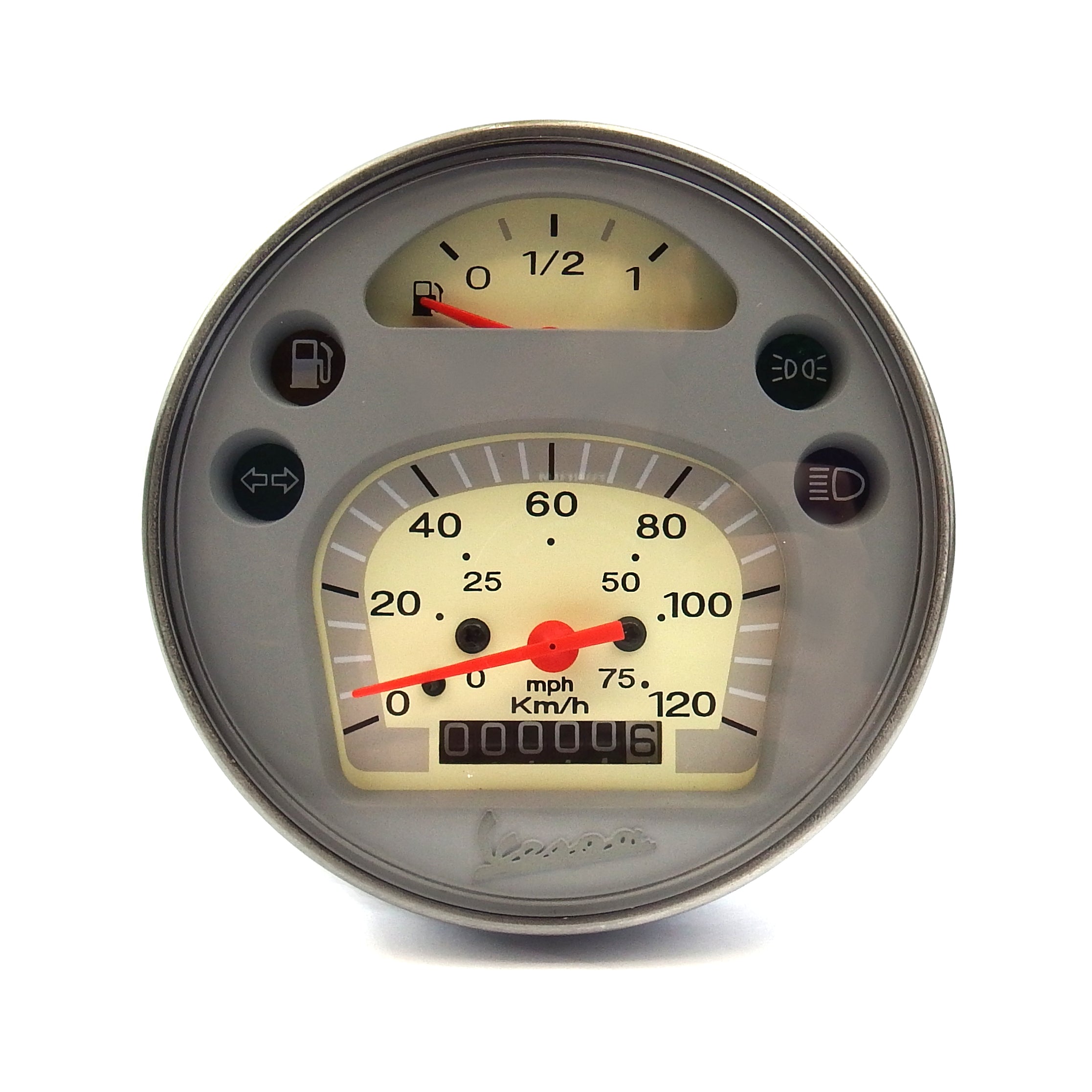 Vespa PX EFL MY DISC 2001 Onwards Speedometer 80 MPH /120 KMH - Piaggi