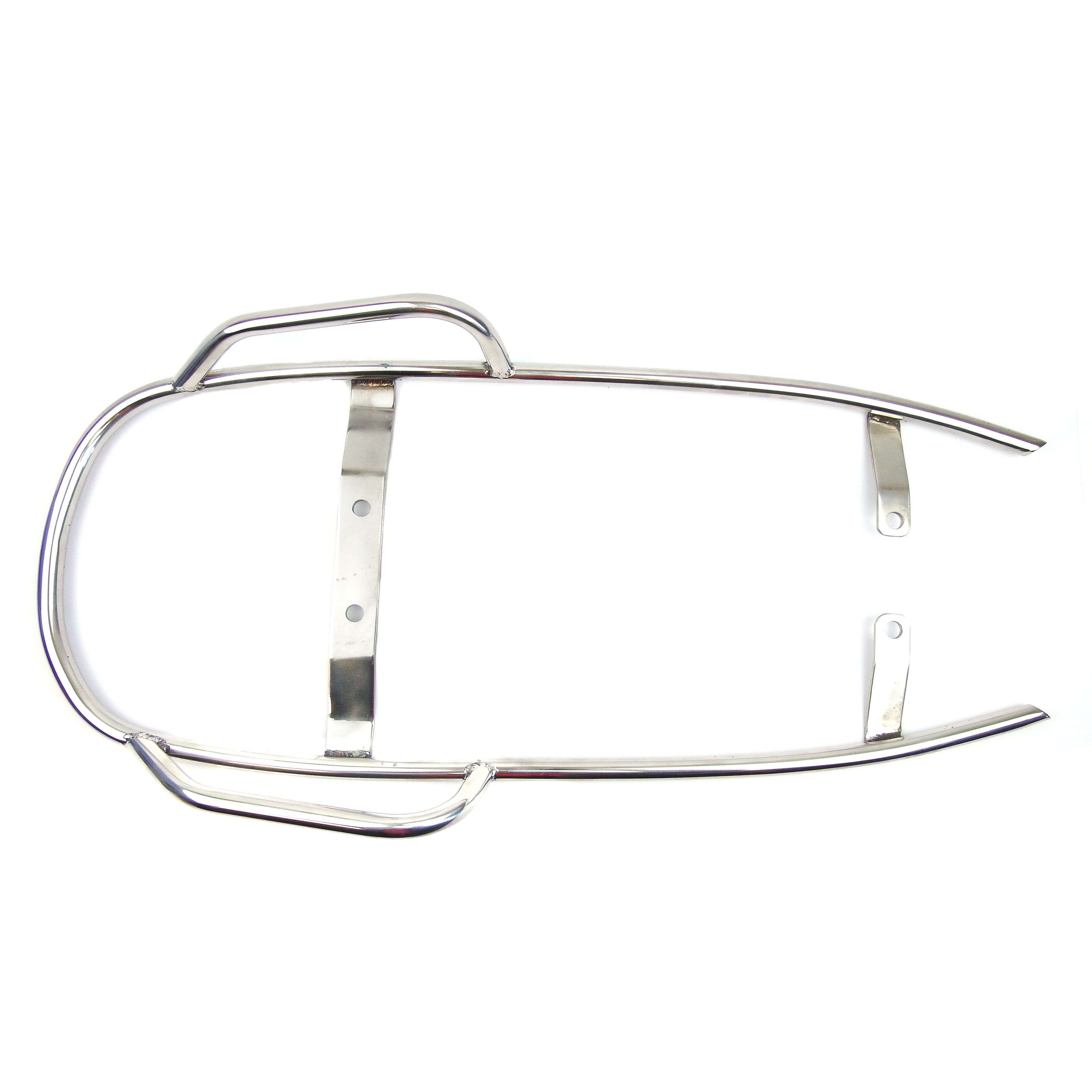 Lambretta Pegasus Seat Grab Rail - Polished stainless steel