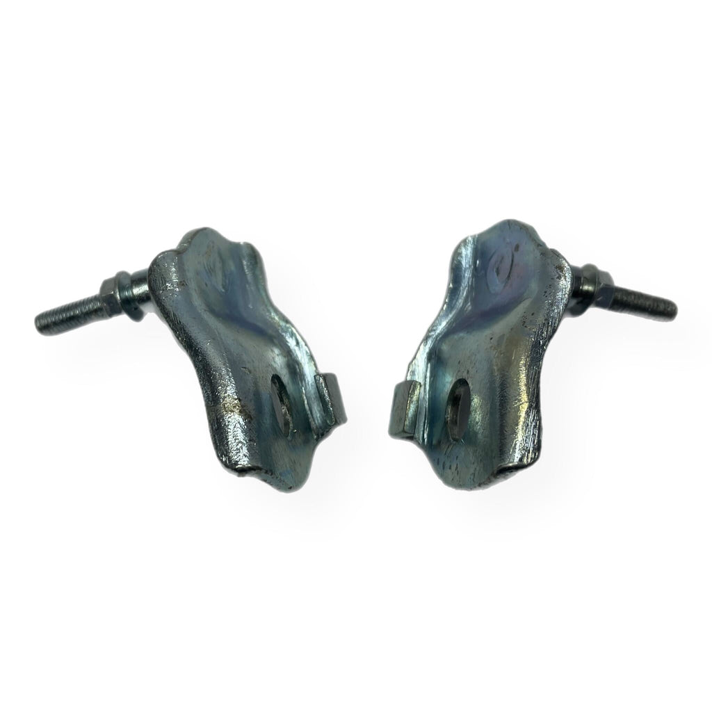 Lambretta Front Damper Lower Bolt on Fitting Bracket - Pair - Zinc Pla ...
