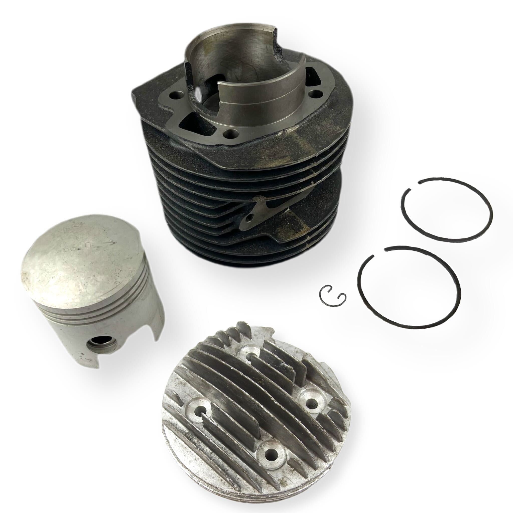 Lambretta GP Li SX Barrel / Piston And Head 200cc Kit - Iron