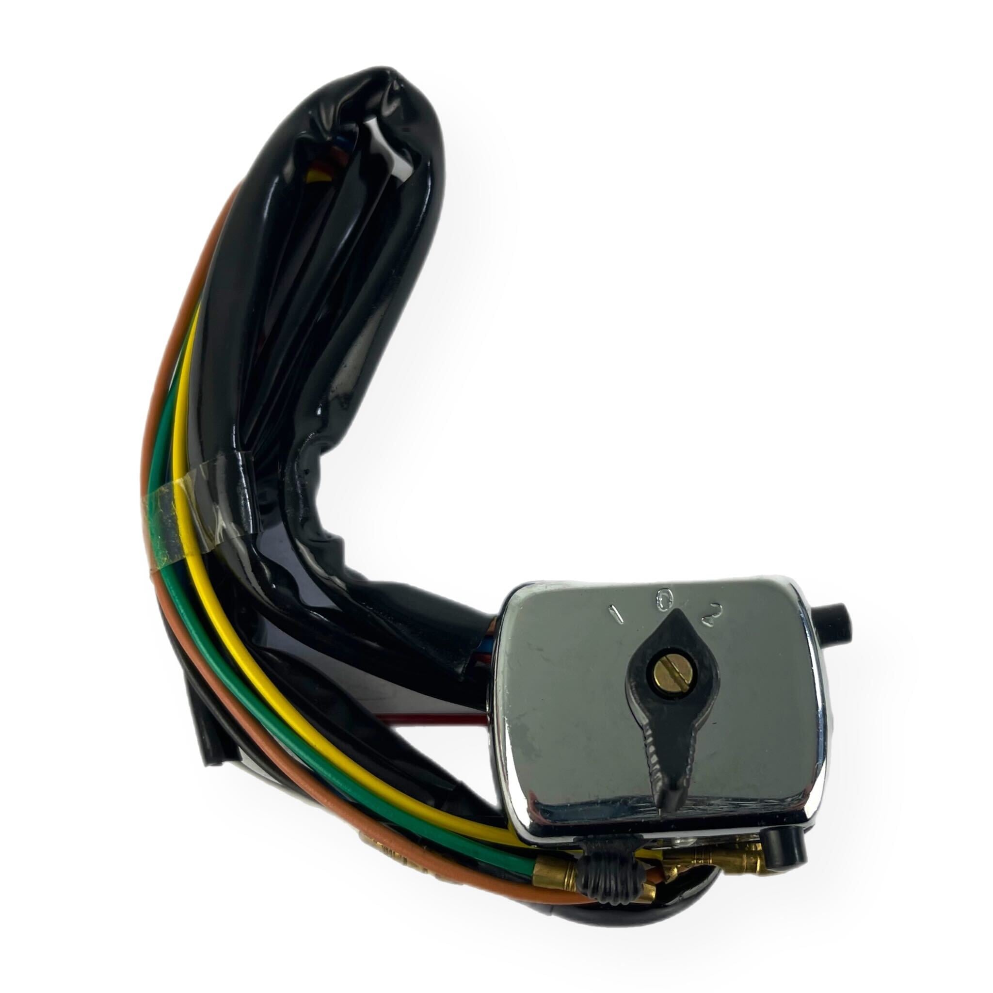 Lambretta LD 125 150 Light Switch - Chrome Black Buttons