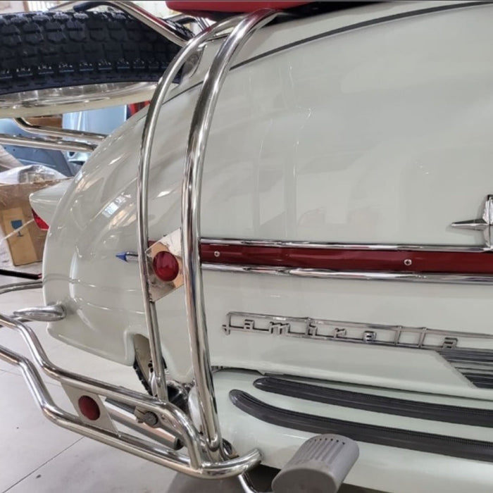 Lambretta Series 1 2 LI TV Ulma Style Sinde Panel Rear Crash Bars - Ch ...