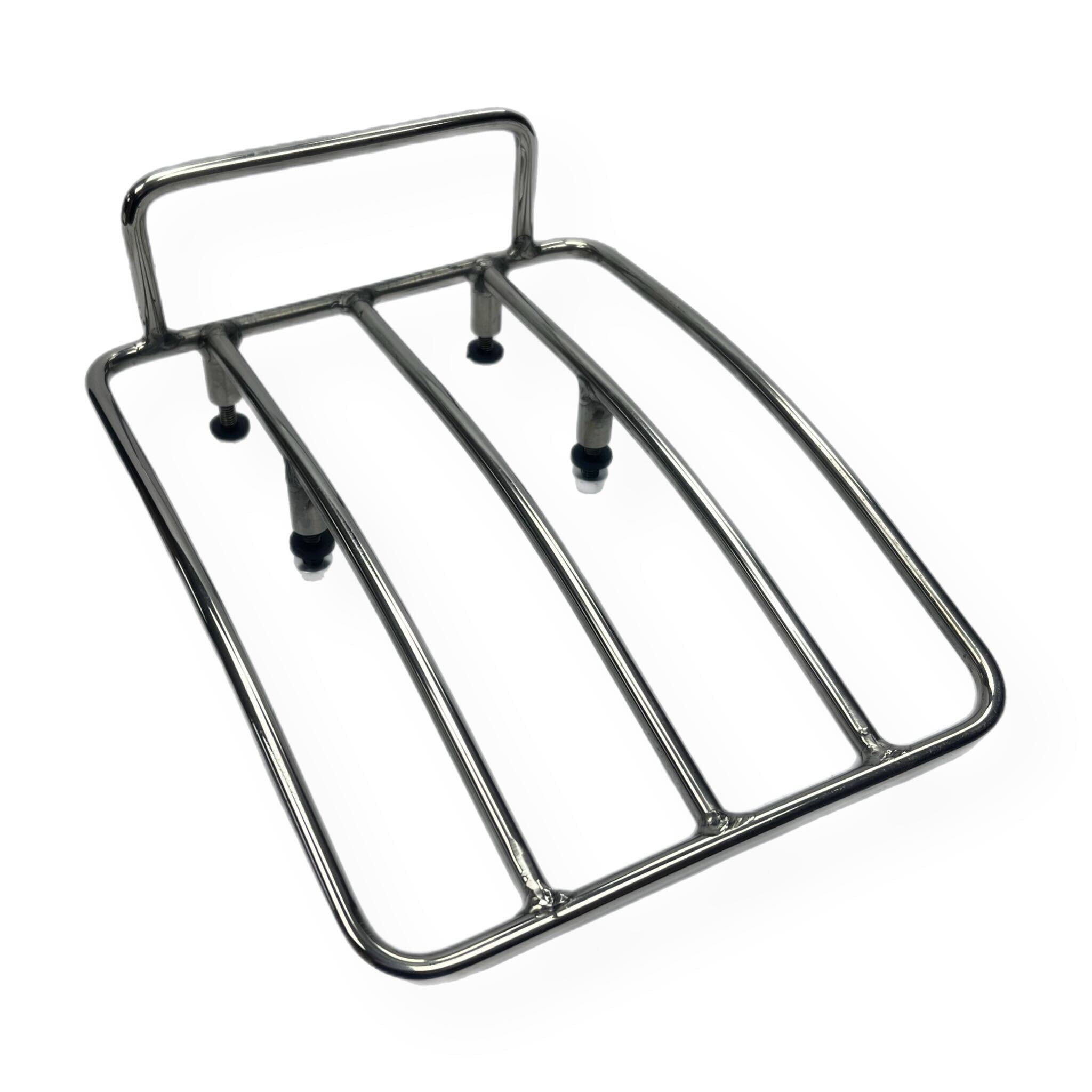 Lambretta Series 1 2 Li TV Curved Rear Sprint Rack - Stainless Steel