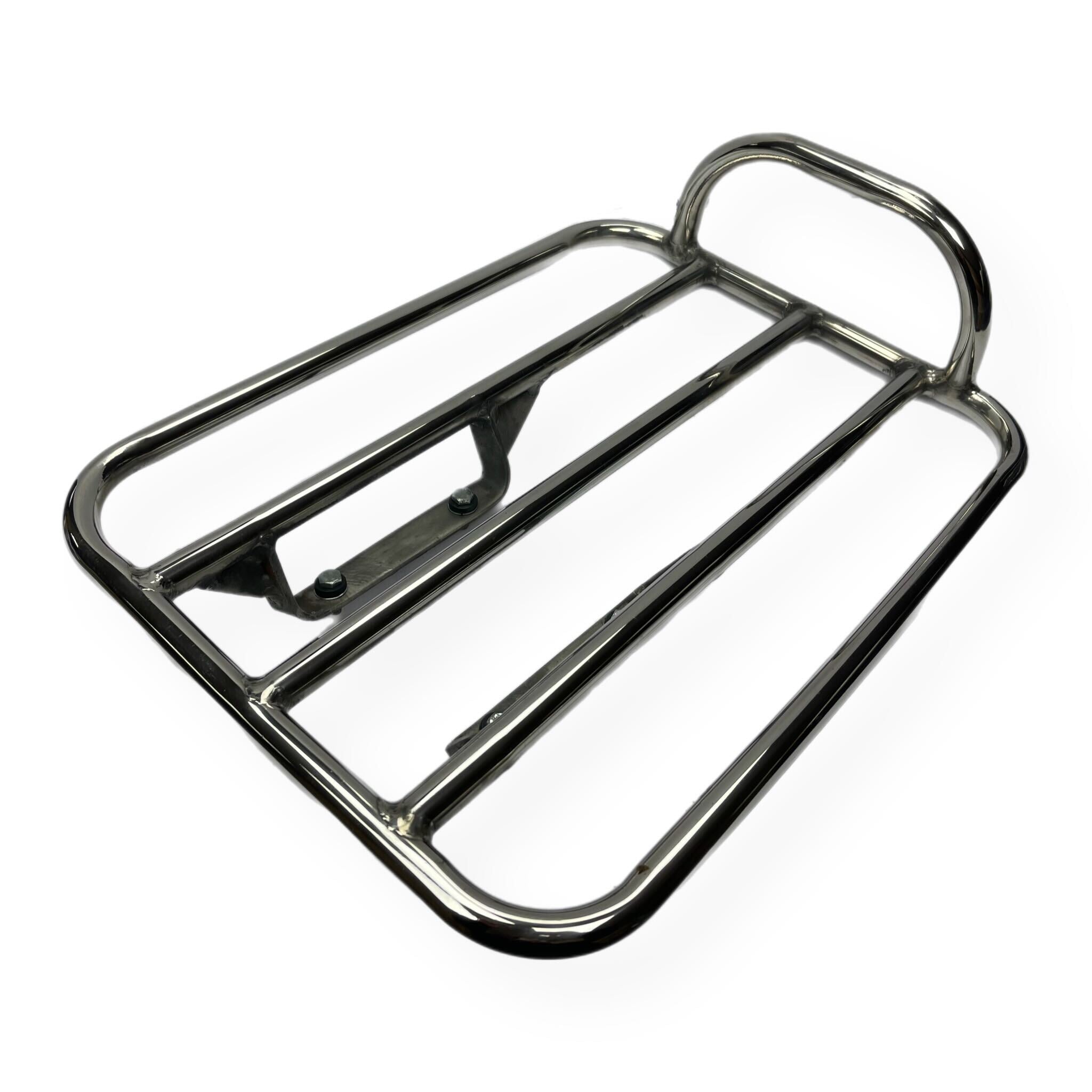 Lambretta Series 3 Li GP SX TV Large Rear Sprint Rack Polished Stainle