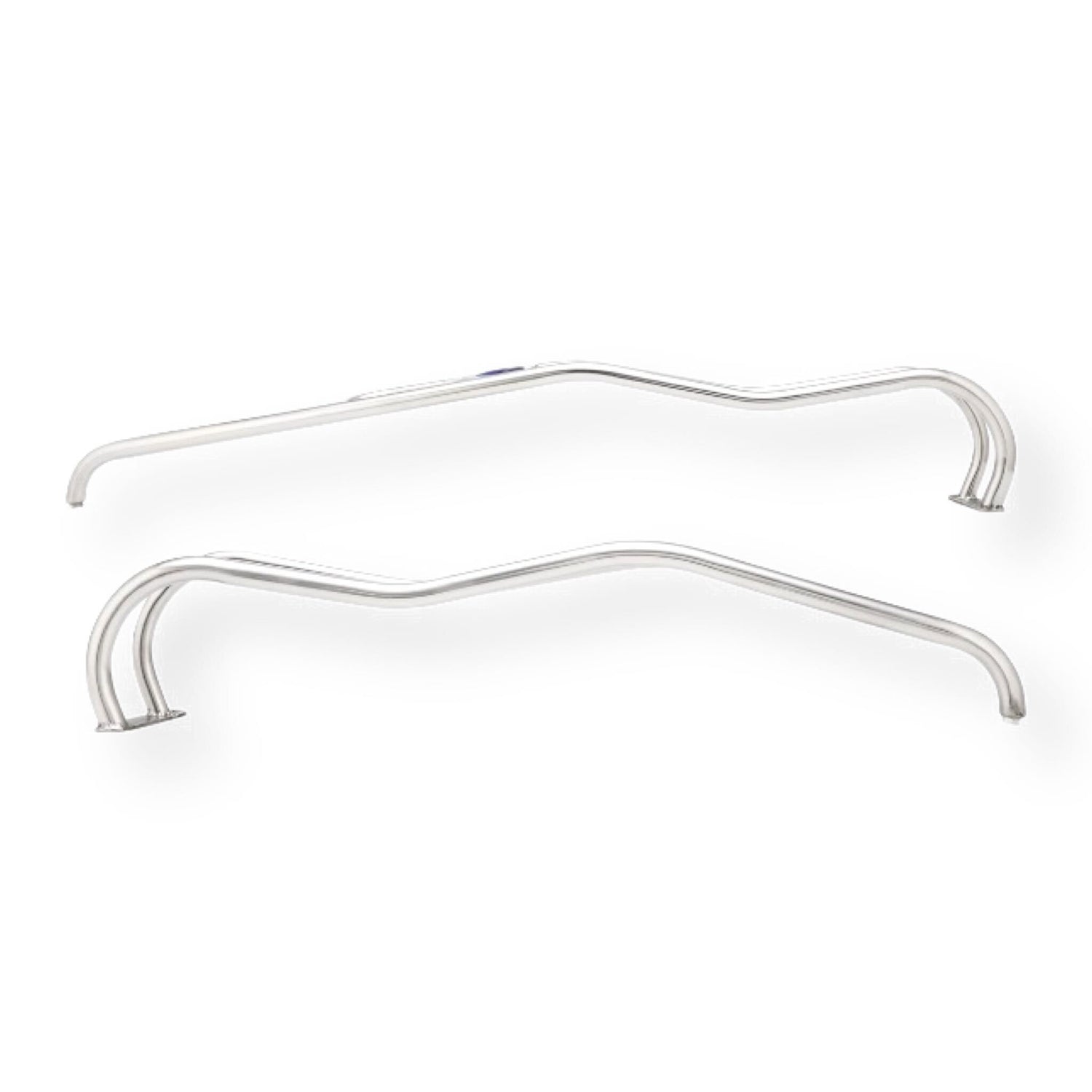 Lambretta Series 3 Li Ulma Style Side Panel Rear Crash Bars - Chrome