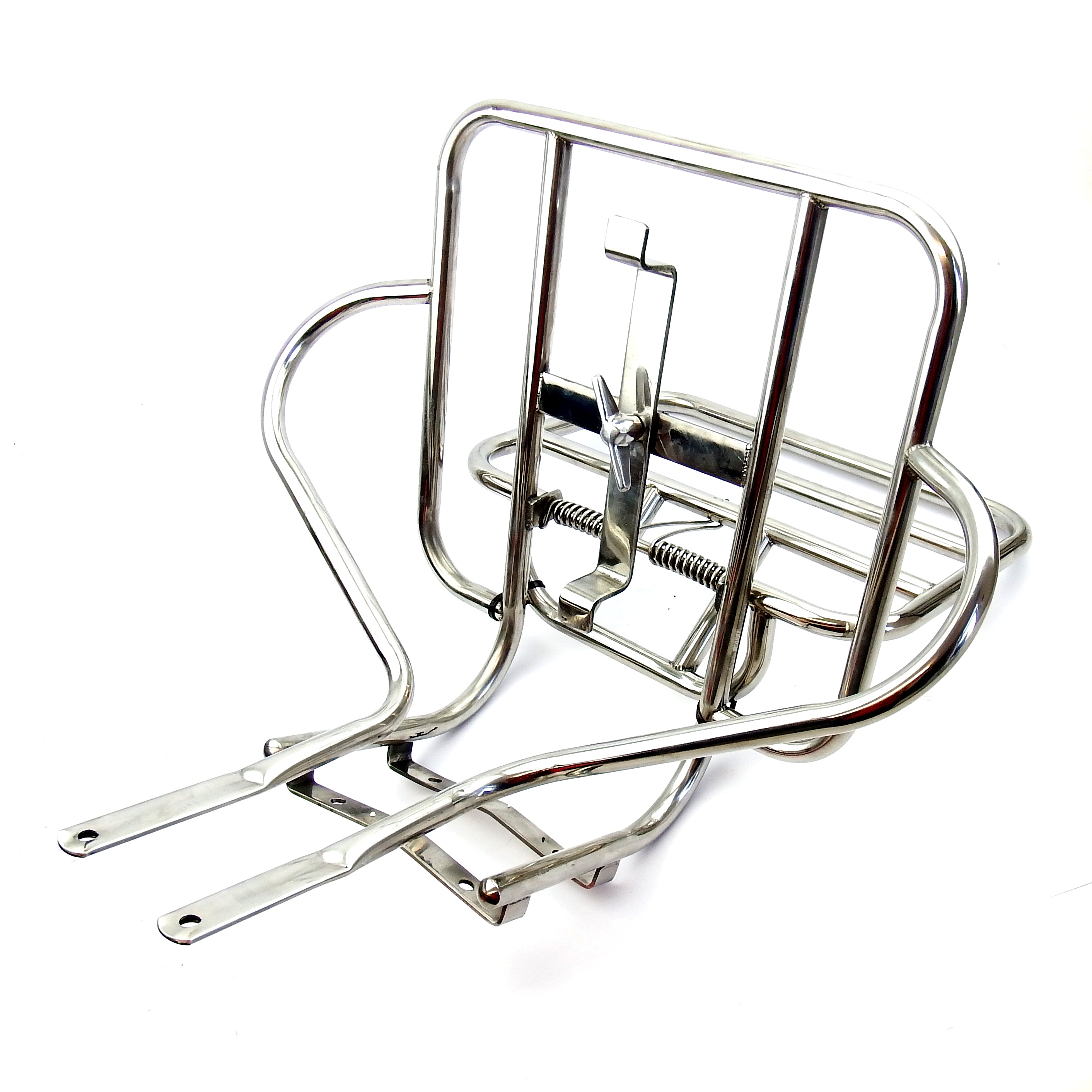 Lambretta Series 3 Li GP SX TV 2 in 1 Rear Jimmy Style Rear Rack - Pol