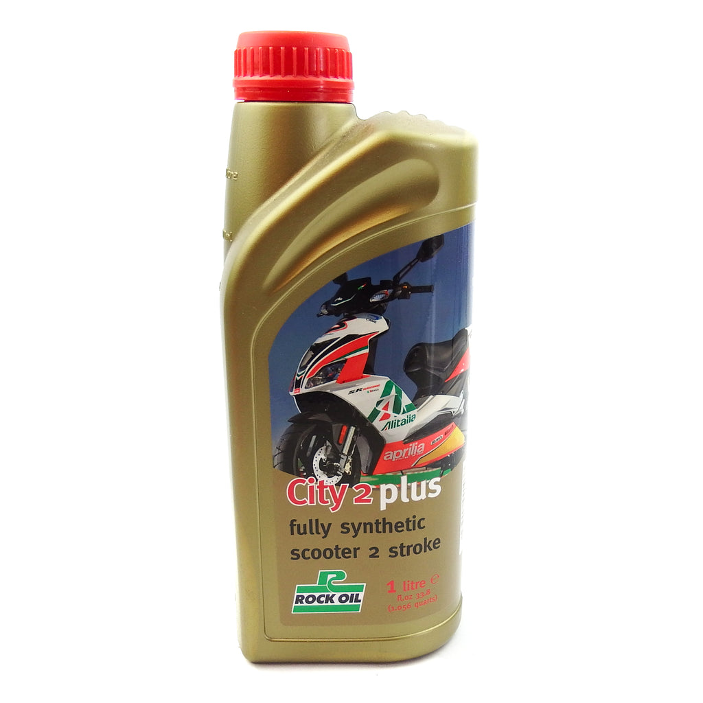 Scooter Rock Oil City 2 Plus Fully Synthetic Oil 2T 2 Stroke Oil - 1 L ...