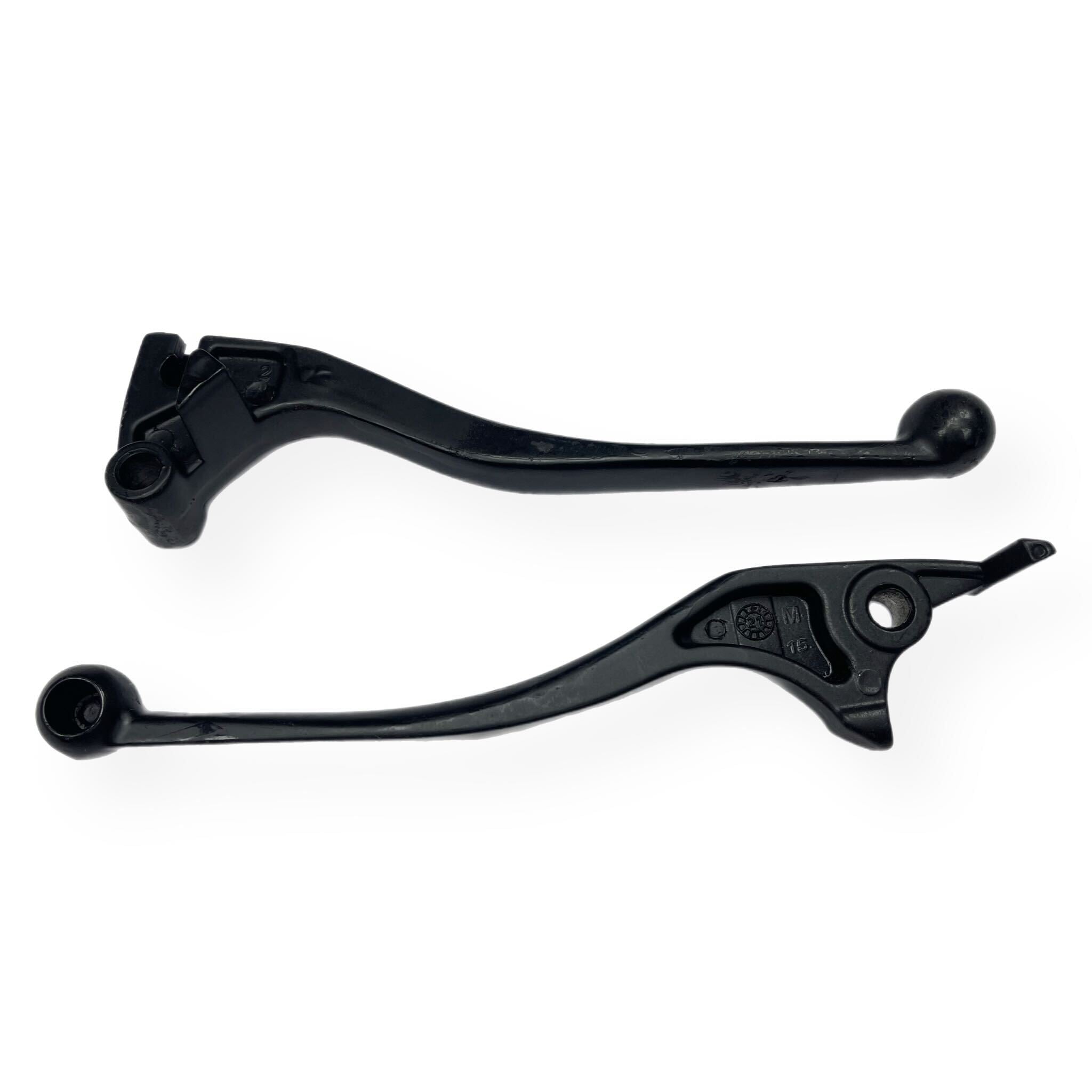 Royal Enfield Clutch & Brake Lever Classic Bikes Set - Black - Before