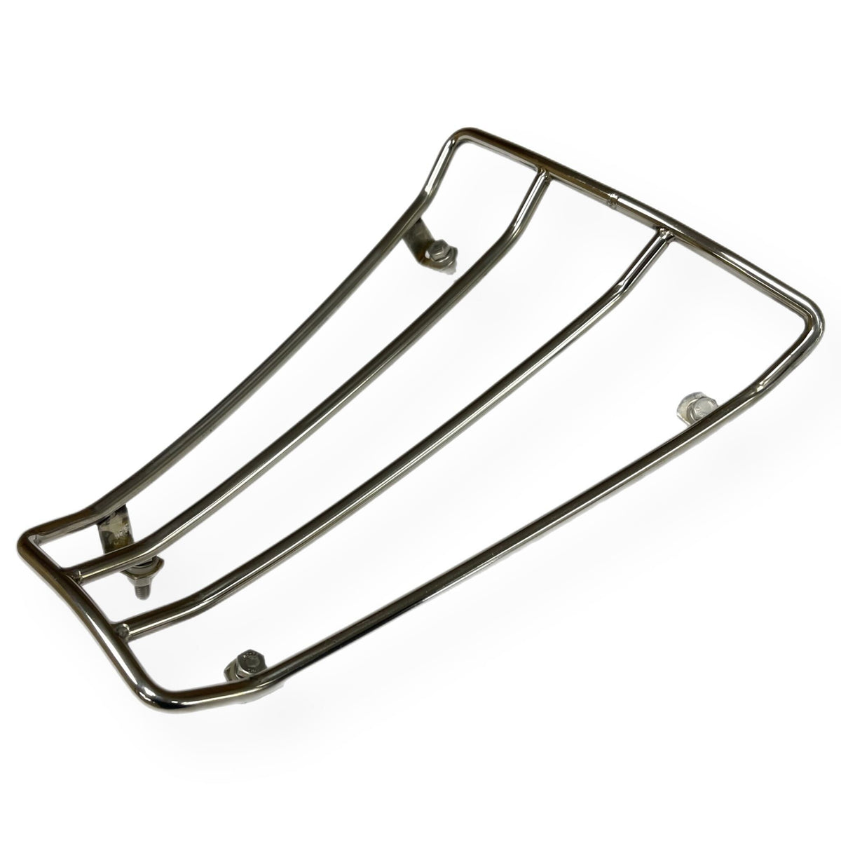 Vespa GTS Floor Mounted Sprint Rack Thin Gauge - Polished Stainless St