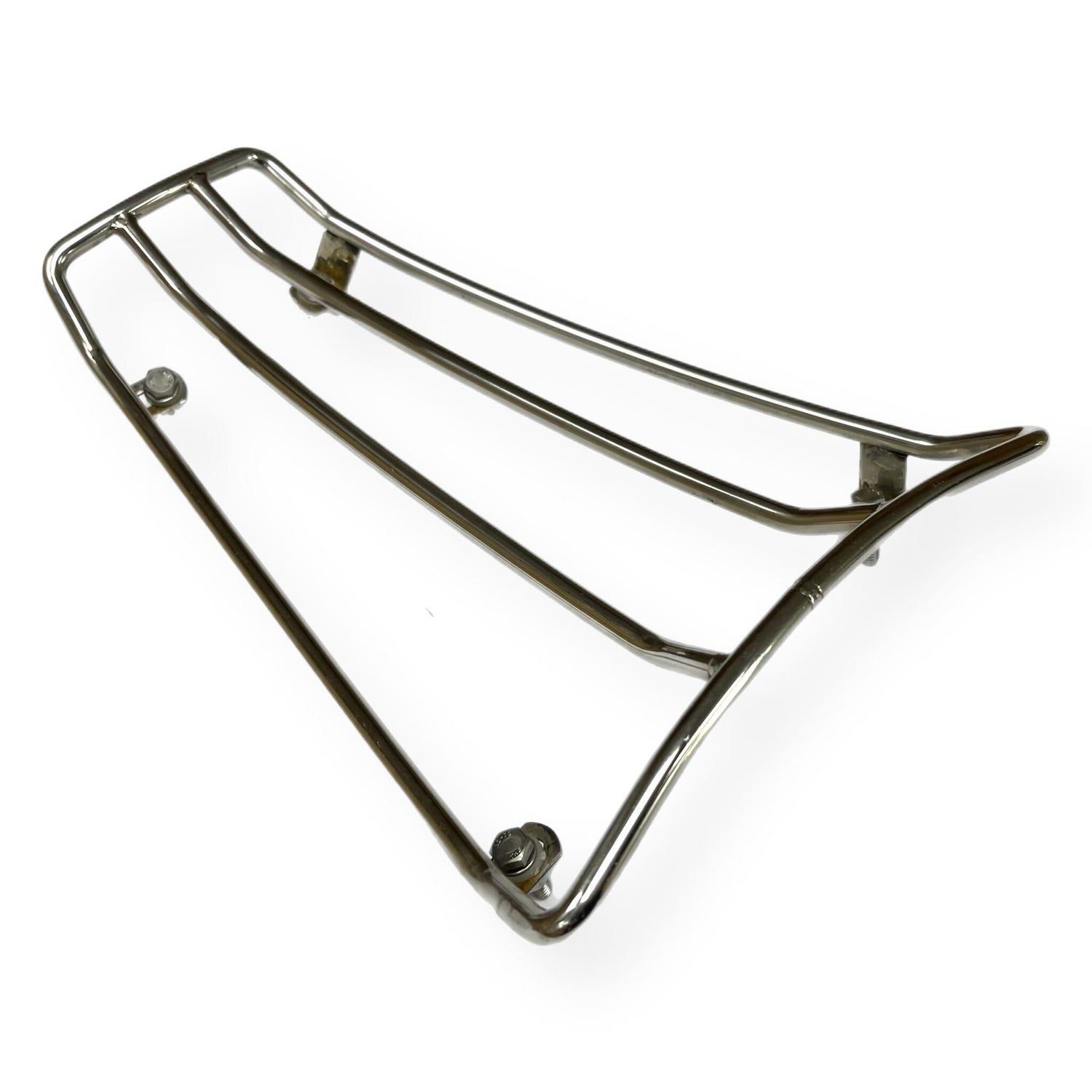 Vespa GTS Floor Mounted Sprint Rack Thin Gauge - Polished Stainless St