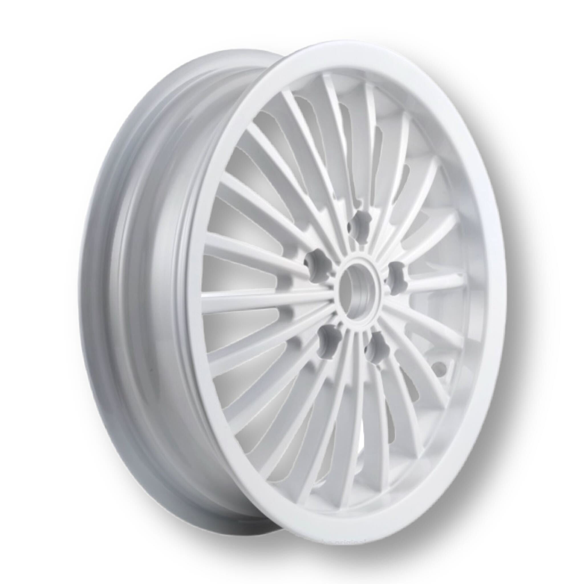Vespa GTS Super GT GTV L 125-300cc SIP Wheel Rim 3.00 x 12” - White