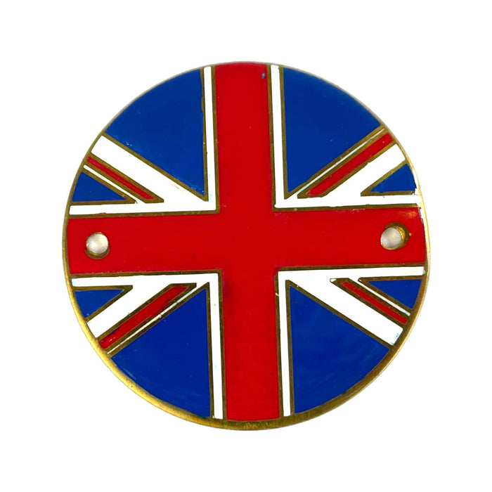 Vespa Lambretta Round Metal Union Jack Badge 55mm Diameter– Beedspeed