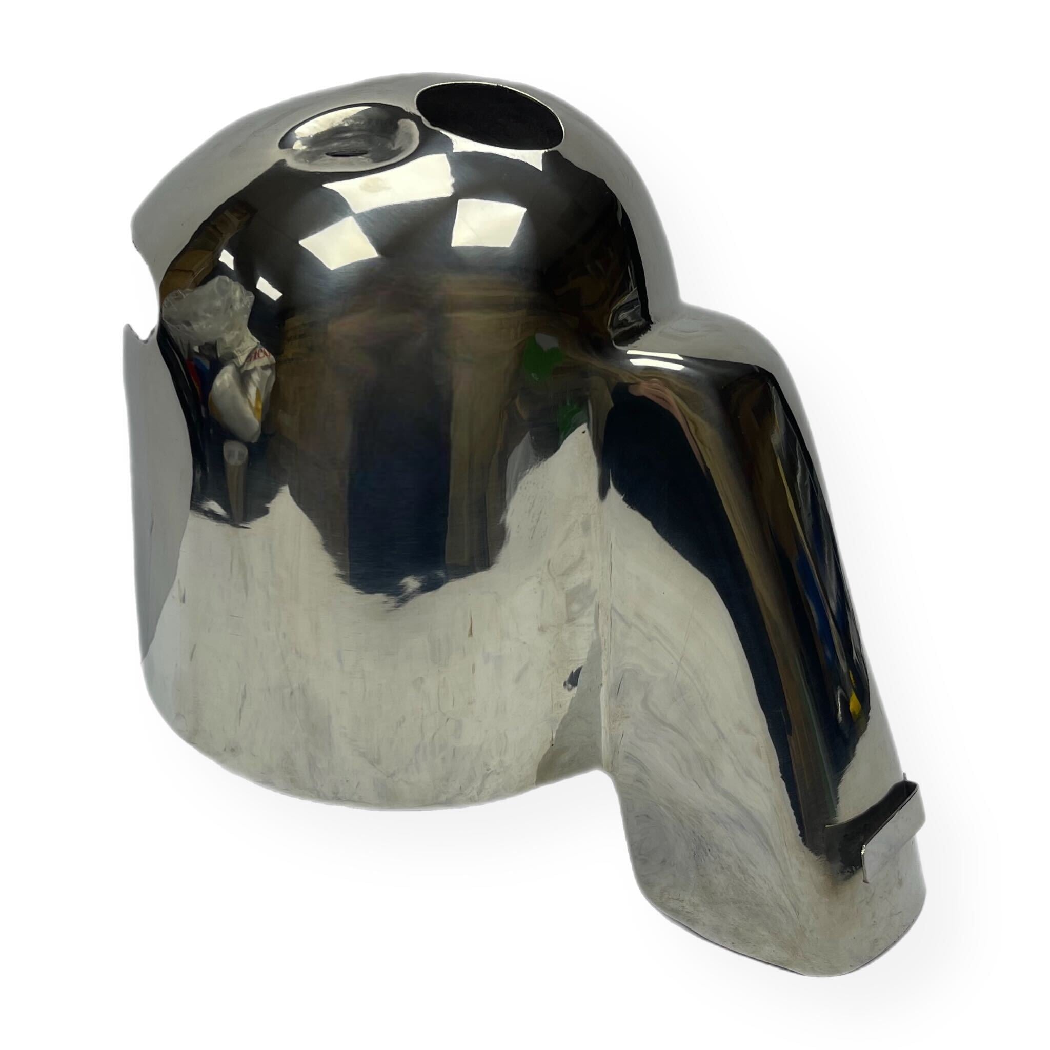 Vespa PX200 P200E Rally 200 Cylinder Head Cowling - Polished Stainless