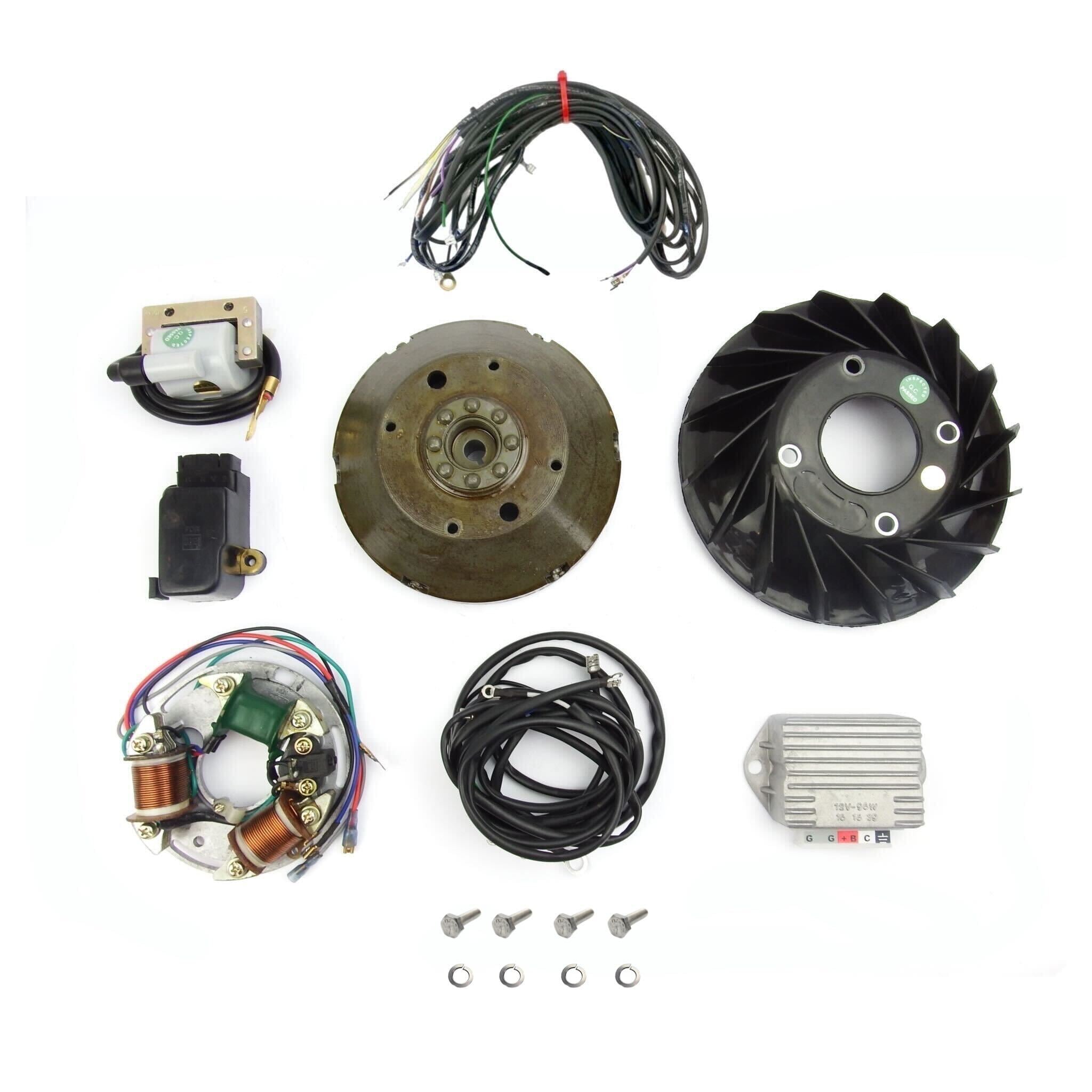 Vespa Super Sprint GT VBB Sportique 12V AC Electronic Kit & 12V Conver