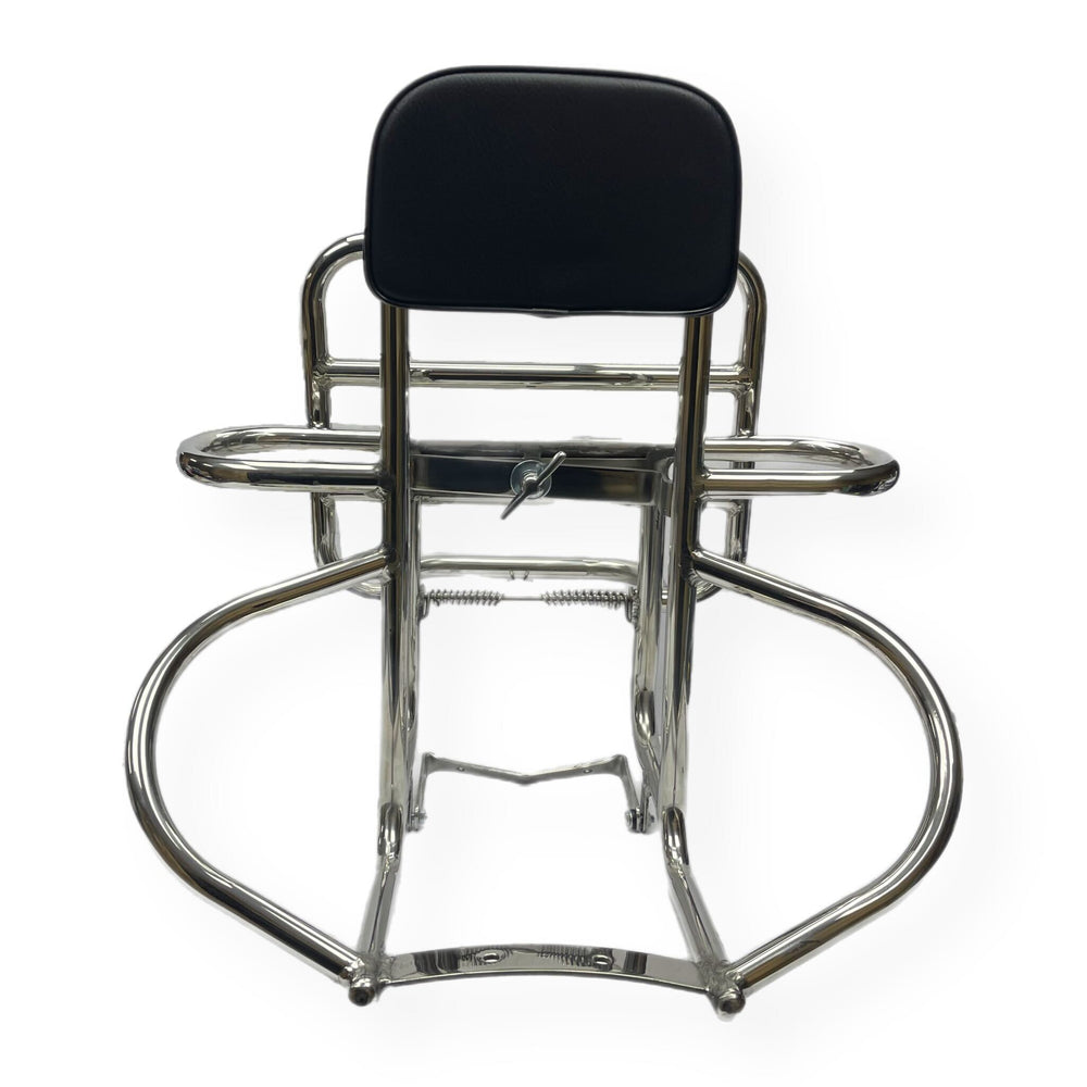 Vespa T5 Mk1 Backrest And Carrier 4 In 1 (Rear) Polished Stainless