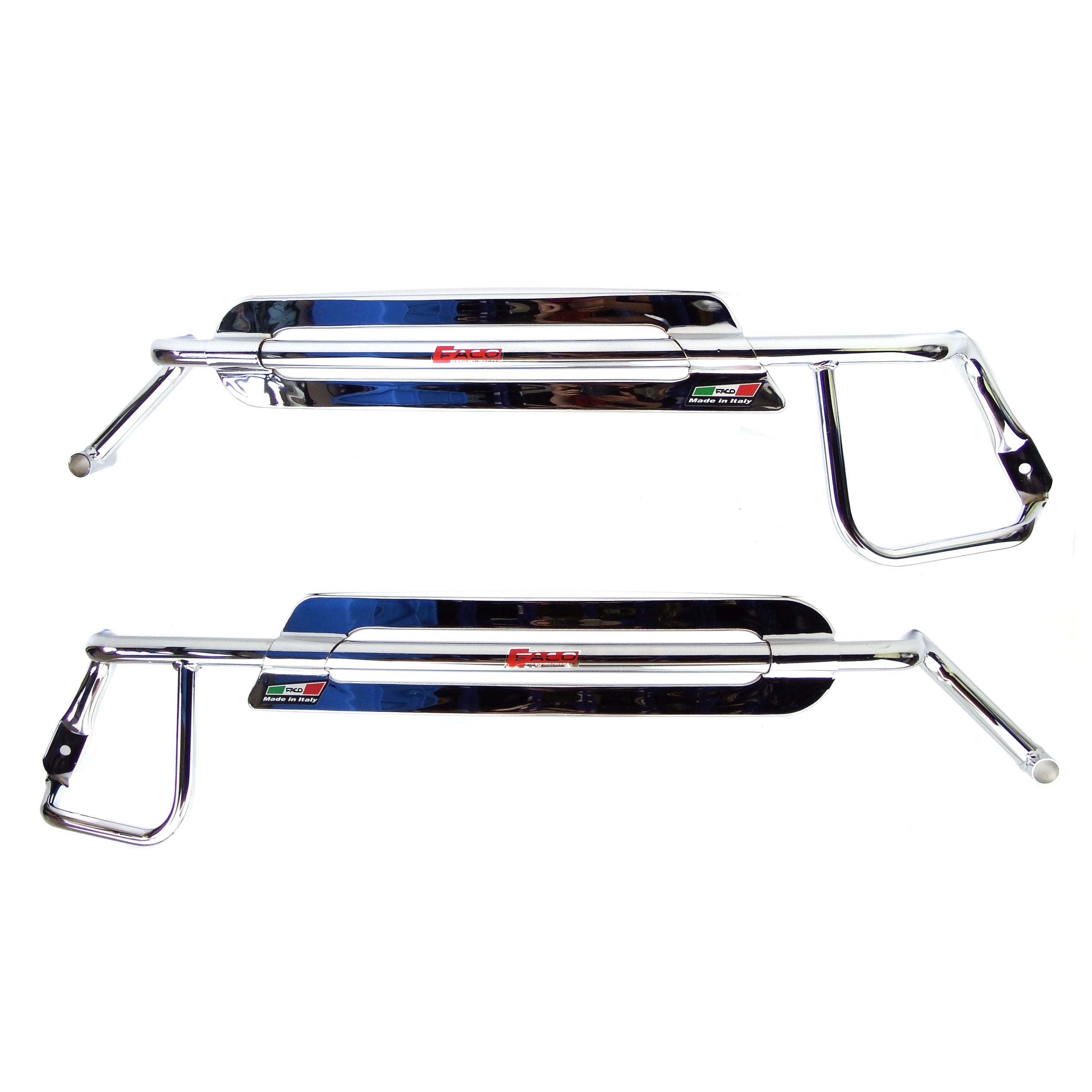 Vespa Side Panel Protector Bars Faco Chrome PX, PE, T5