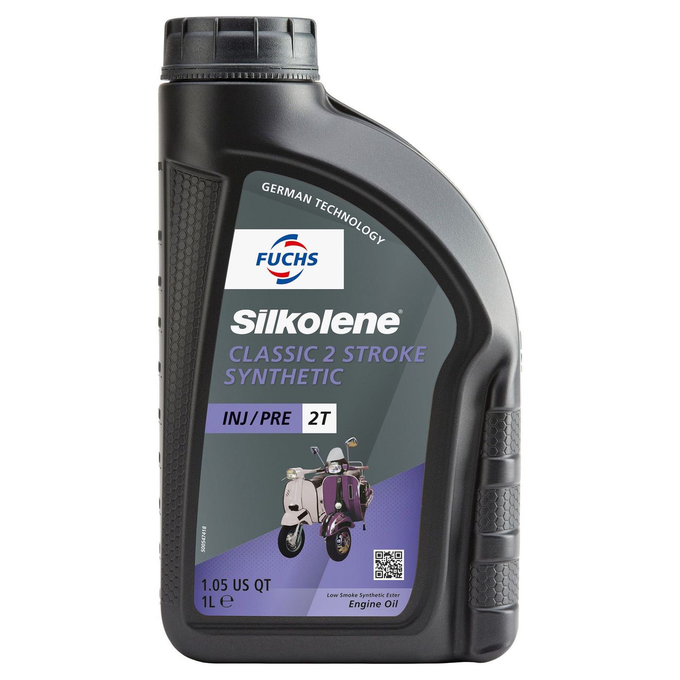 Silkolene Classic 2 Stroke 2T Fully Synthetic Engine Oil 1L Vespa Lamb ...