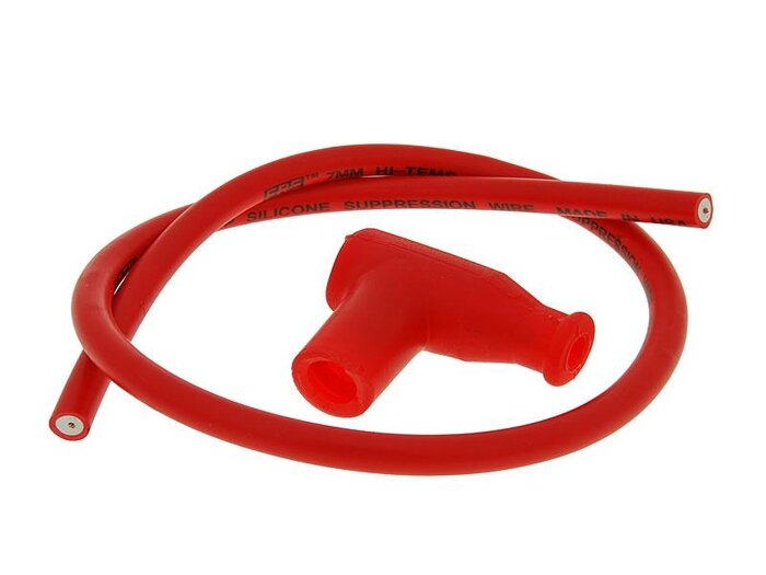 Silicone Spark Plug Connector & Ignition Cable - Red 101 OCTANE